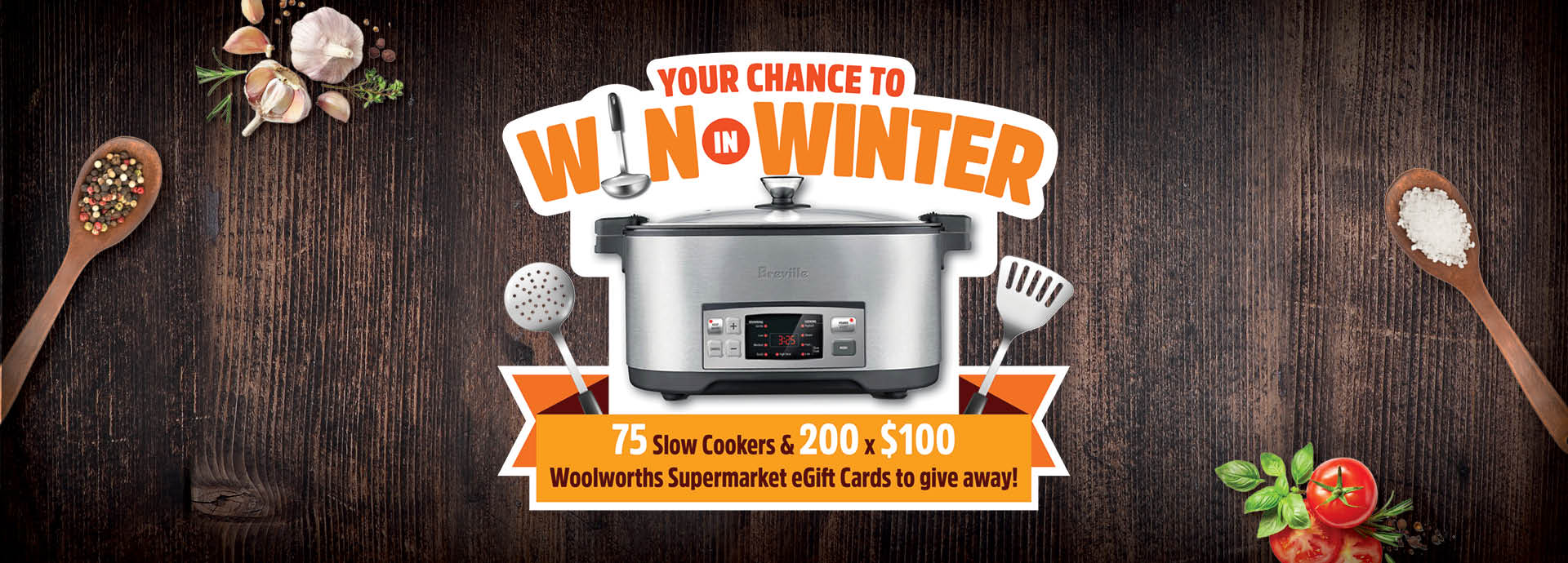 Woolworths Everyday Rewards (MR) Win 1/75 Breville slow cookers or 1/ ...